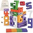 Amazon.com: Lasoba Wooden Numberblocks Toys, 30 Pcs Number Blocks Toys ...