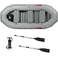 Intex Mariner 4, 4-Person Inflatable Boat Set with Aluminum Oars and ...