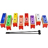 Percussion Plus Multi Color Chime Bar (Set of 8): Amazon.co.uk: Musical ...