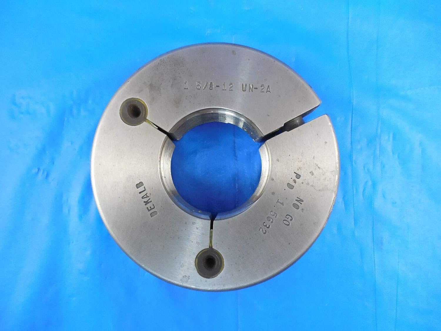 1 5 8 12 UN 2A Thread Ring GAGE 1 625 NO GO ONLY P D 1 5632 1-5-8-12-un-2a-thread-ring-gage-1-625-no-go-only-p-d-1-5632