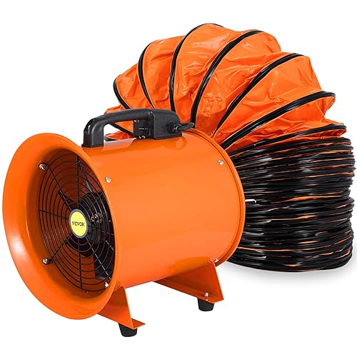 VEVOR Utility Blower Fan, 12 Inches, 520W 2295 CFM High Velocity ...