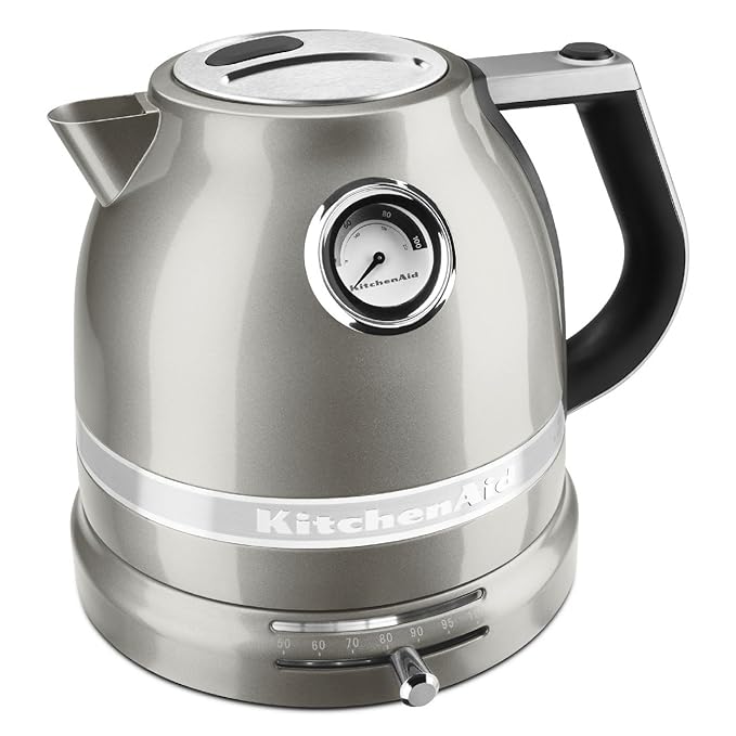 KitchenAid KEK1522SR Pro Line Sugar Pearl Silver 1.5 Liter Electric ...
