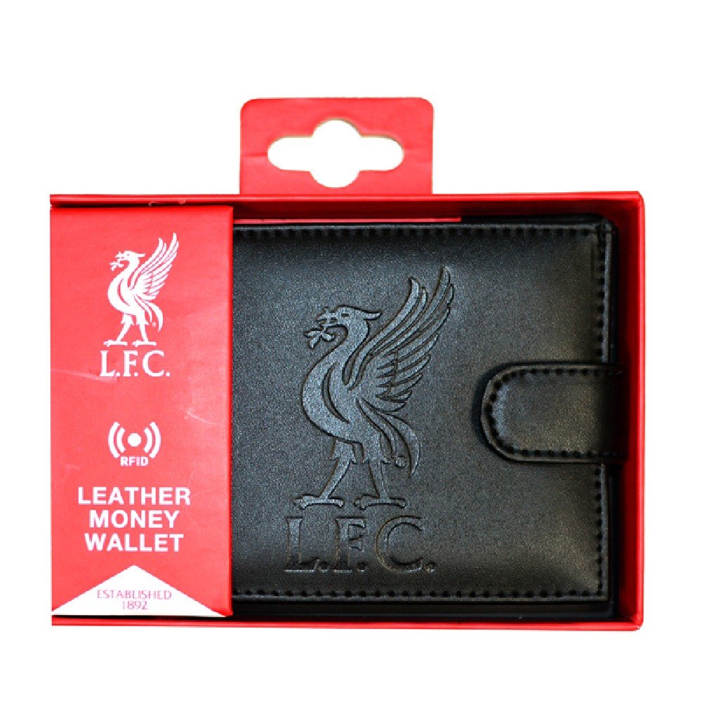 Liverpool FC RFID Embossed Leather Wallet: Amazon.co.uk: Kitchen & Home