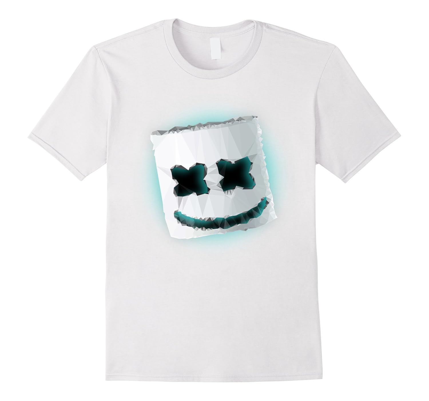 Keep It Mello Tee T-shirt Marshmallow Mask Head Face Helmet-RT – Rateeshirt
