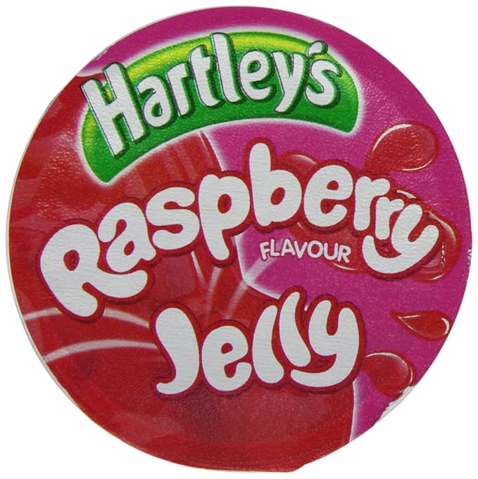 Hartleys Raspberry Flavour Jelly 125 g (Pack of 24): Amazon.co.uk: Grocery