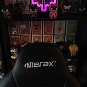 Amazon.com: Merax High Back Ergonomic Racing Style PU Leather Office ...