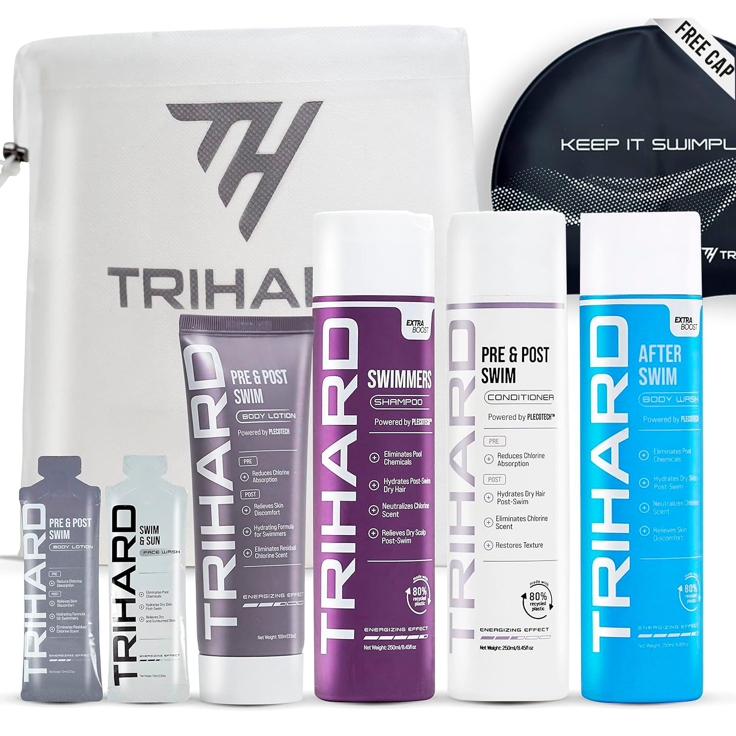 Mua TRIHARD Chlorine Defense Gift Set for Hair & Skin Swim Protection ...