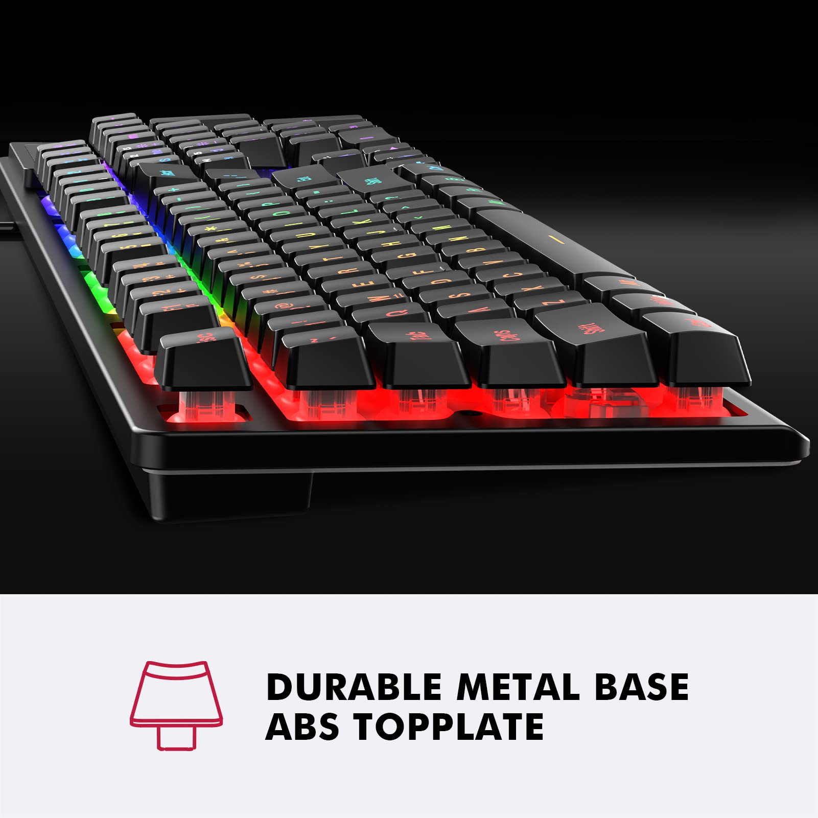 Mua NPET K10 Wired Gaming Keyboard, LED Backlit, Spill-Resistant Design ...