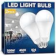300W Equivalent LED Light Bulb, Super Bright 4060 Lumen, 5000k Cool ...