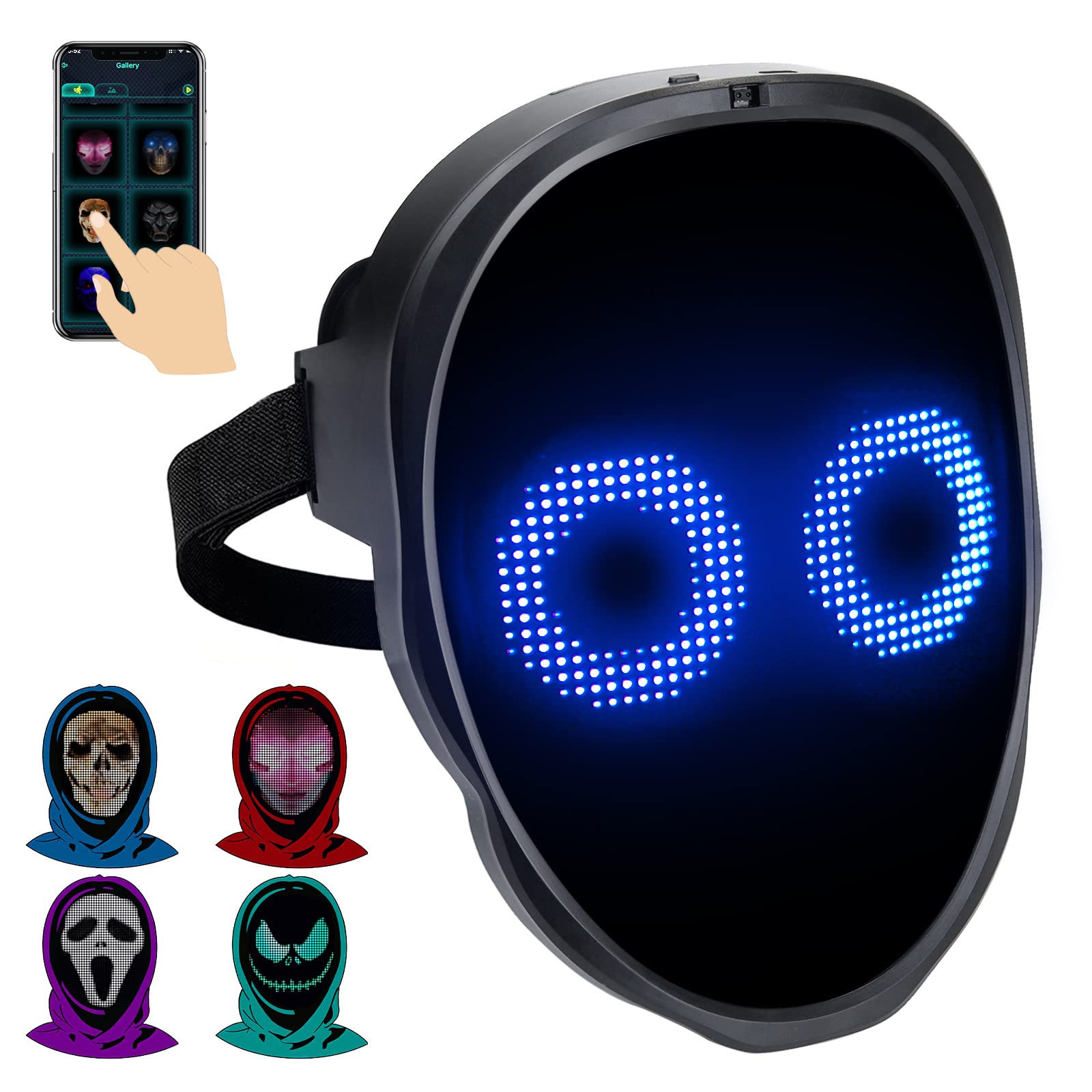 Mua LED Mask With Face Transforming-Light Up programmable mask,cool led ...