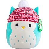Amazon.com: Squishmallows 10" Puff The Penguin Christmas Plush ...