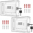 Amazon.com: TRJ 2 PCS Thermostat Lock Box with Key, Large Thermostat ...