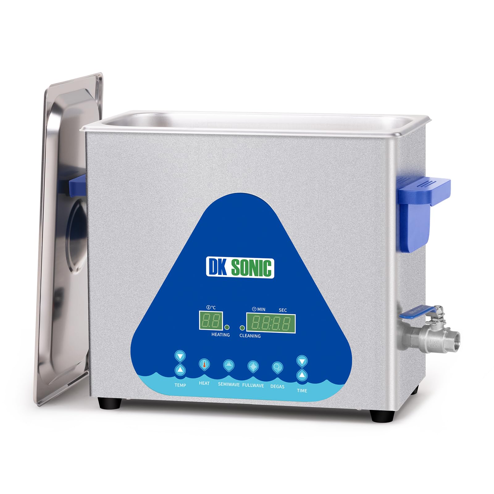 DK SONIC Ultrasonic Cleaner 6L,180W Industrial Ultrasonic Parts Cleaner ...