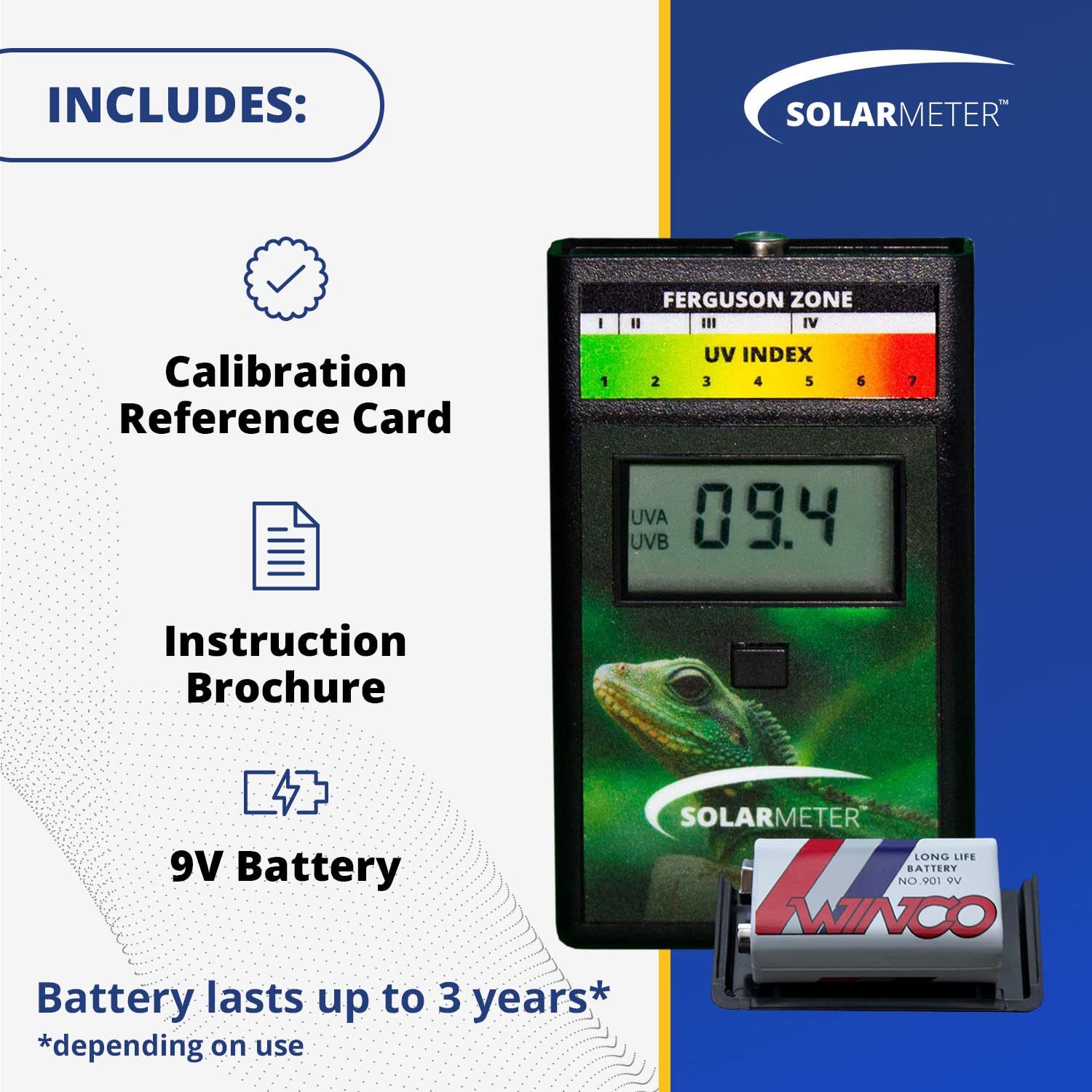 Mua Solarmeter Model 6.5R Reptile UV Index Meter, Handheld Digital ...
