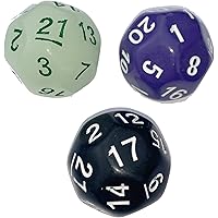 Amazon.com: Impact! Miniatures Black - Set of 5 Unusual Dice: D14, D16 ...