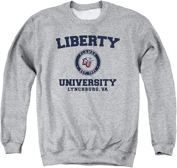 Amazon.com: Liberty University Official Circle Logo Unisex Adult ...