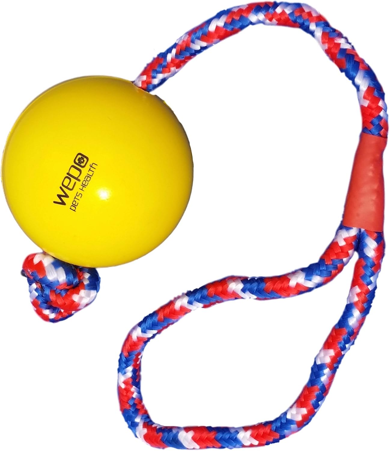Wepo dog toy - Robust sling ball - Throwing ball made of natural rubber ...