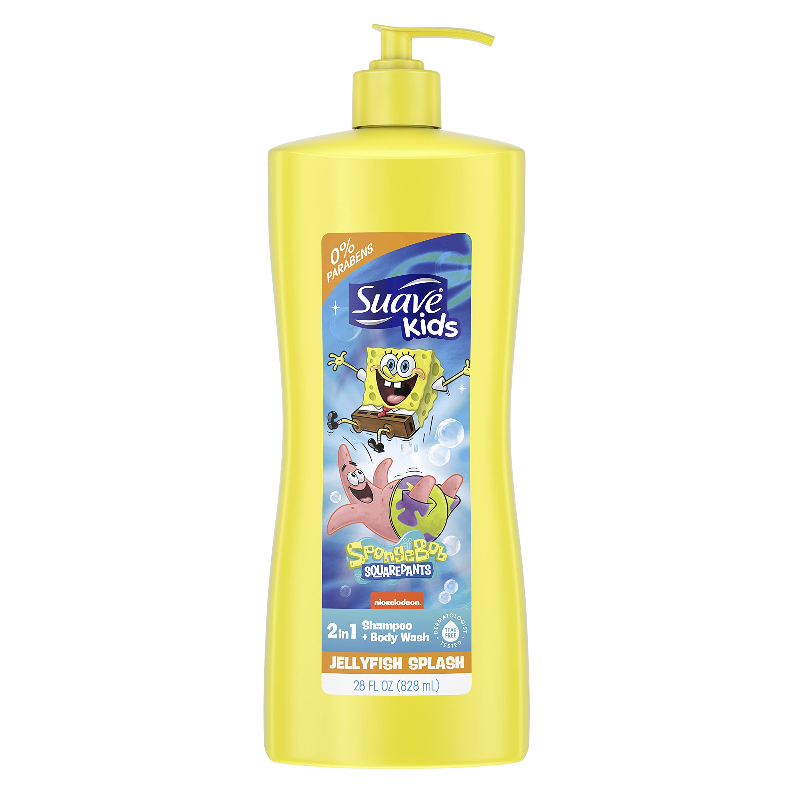 Mua Suave Kids 3 in1 Shampoo & Body Wash for Kids Nickelodeon Spongebob ...