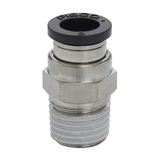 Amazon | 日本ピスコ(PISCO) ワンタッチ継手(チューブフィッティング) ストレート 適用チューブサイズ:10mm ネジサイズ:R1/8 PC10-01 | 産業・研究開発用品 ...