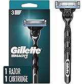 Amazon.com: Mach3 Razor for Men, 1 Razor Handle + 2 Blade Refills ...