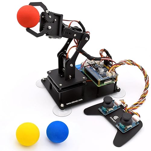 Adeept 5-DOF Robotic Arm Kit Compatible with Raspberry Pi 4 B 3 B+ B A+ ...