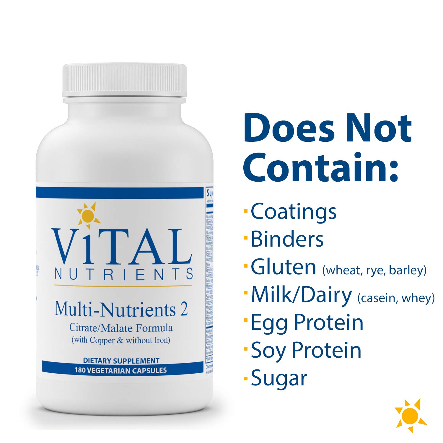 Vital Nutrients - Multi-Nutrients 2 - Citrate/Malate Formula (with ...