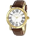 Amazon.com: Invicta Men's 13971 Specialty Silver Dial Brown Leather ...