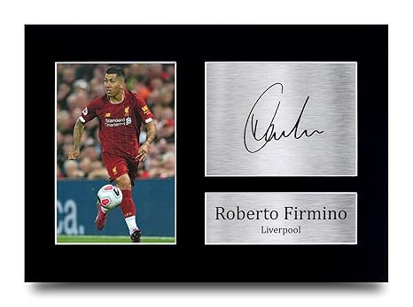 HWC Trading Roberto Firmino Gift Signed A4 Printed Autograph Liverpool ...