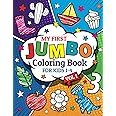 My First JUMBO Coloring Book for Toddlers: Easy, Large, Fun Coloring ...
