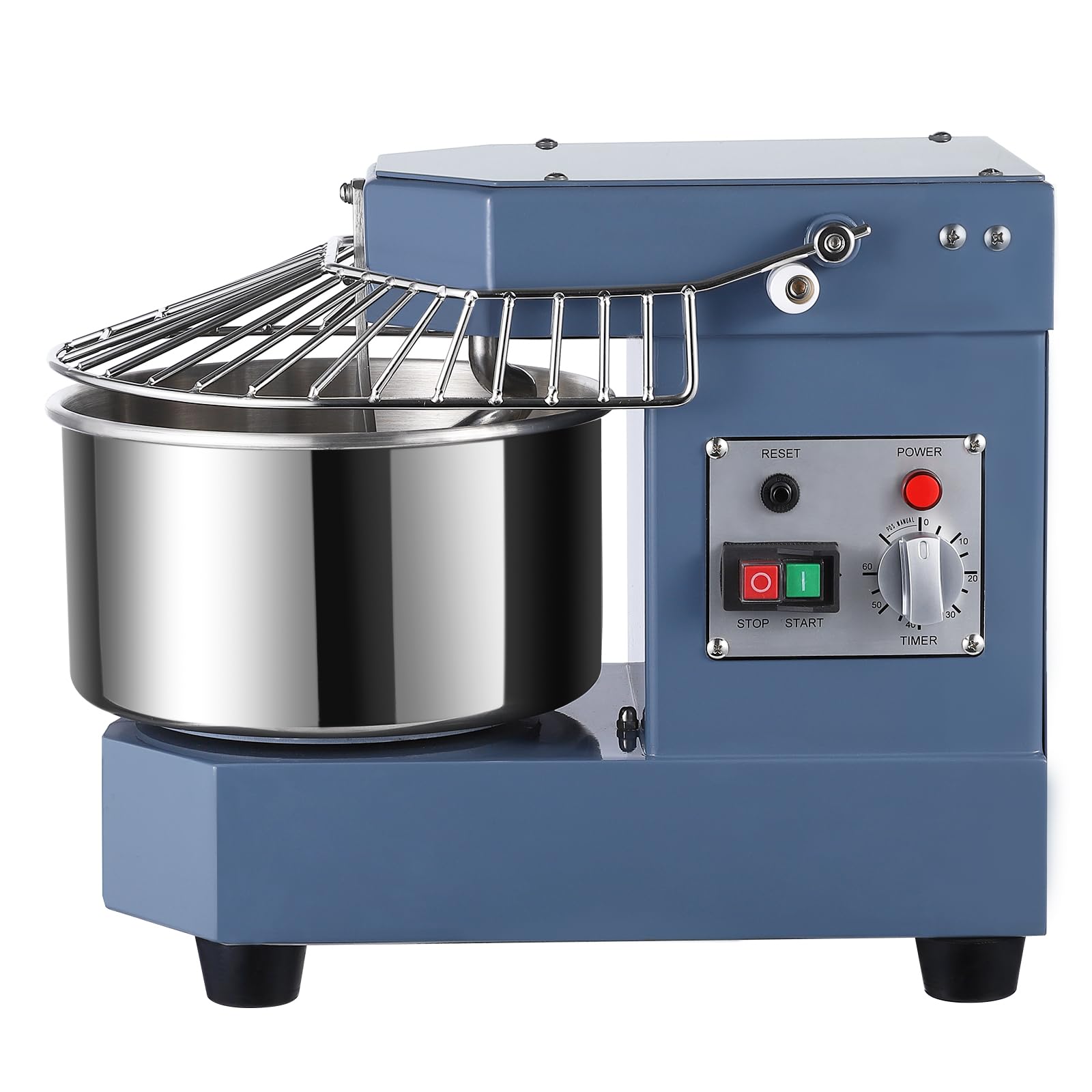 Commercial Dough Mixer 8Qt, 450W Dual Rotating Dough Kneading Machine ...