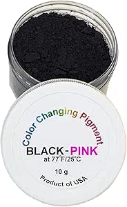 Temperature Activated Thermochromic Bi-Color Powder Pigment Black to ...