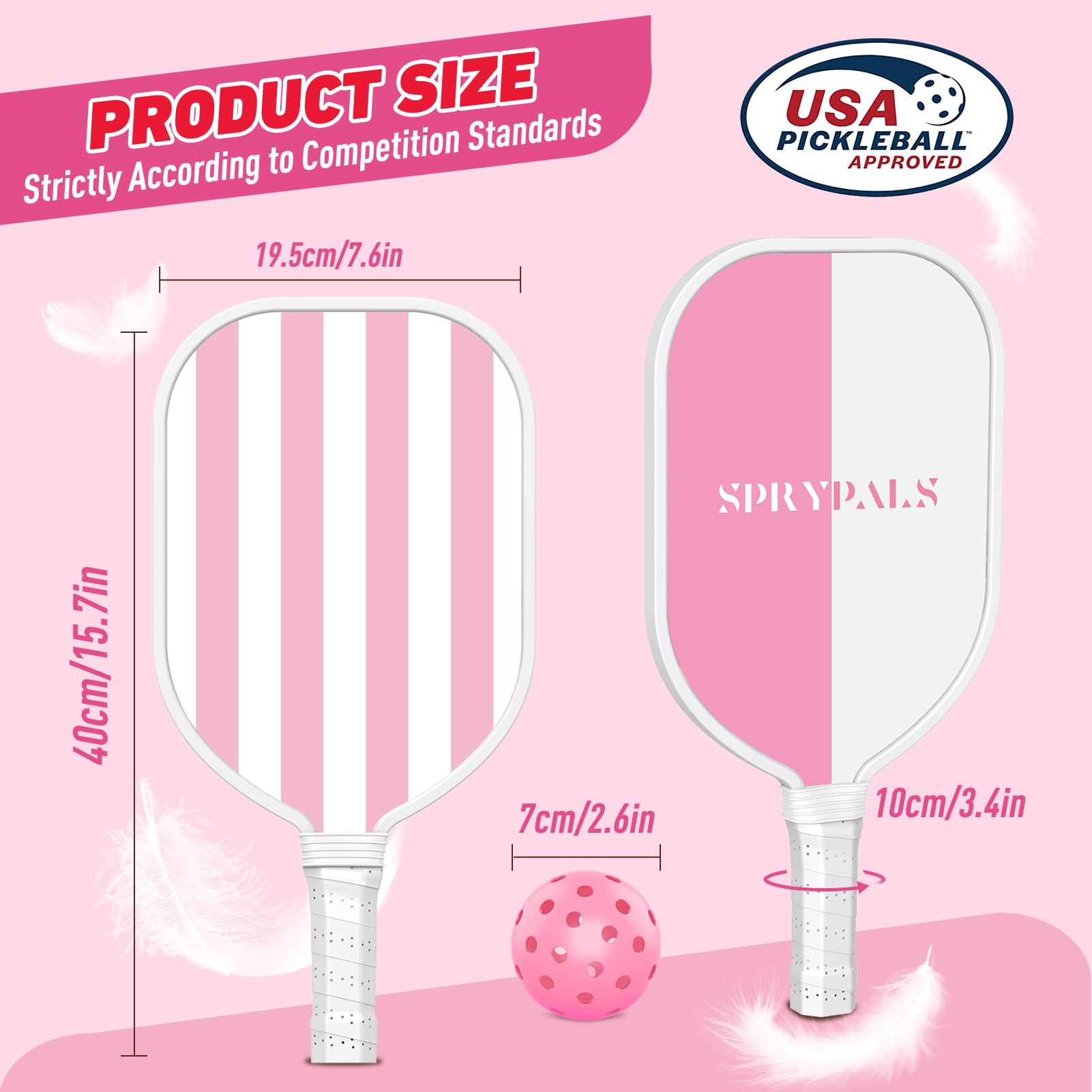Mua Pickleball Paddles Set of 4, USAPA Approved Pickleball Set of 4 ...