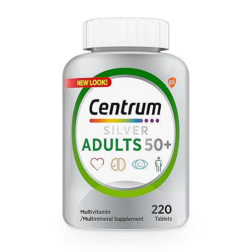 Centrum Silver Multivitamin for Adults 50 Plus, Multivitamin ...
