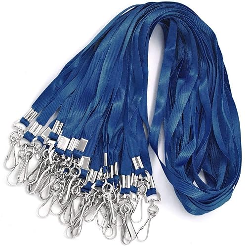Lanyards for Id Badges Bulk Flat Lanyard for ID Name Tags and Badge ...