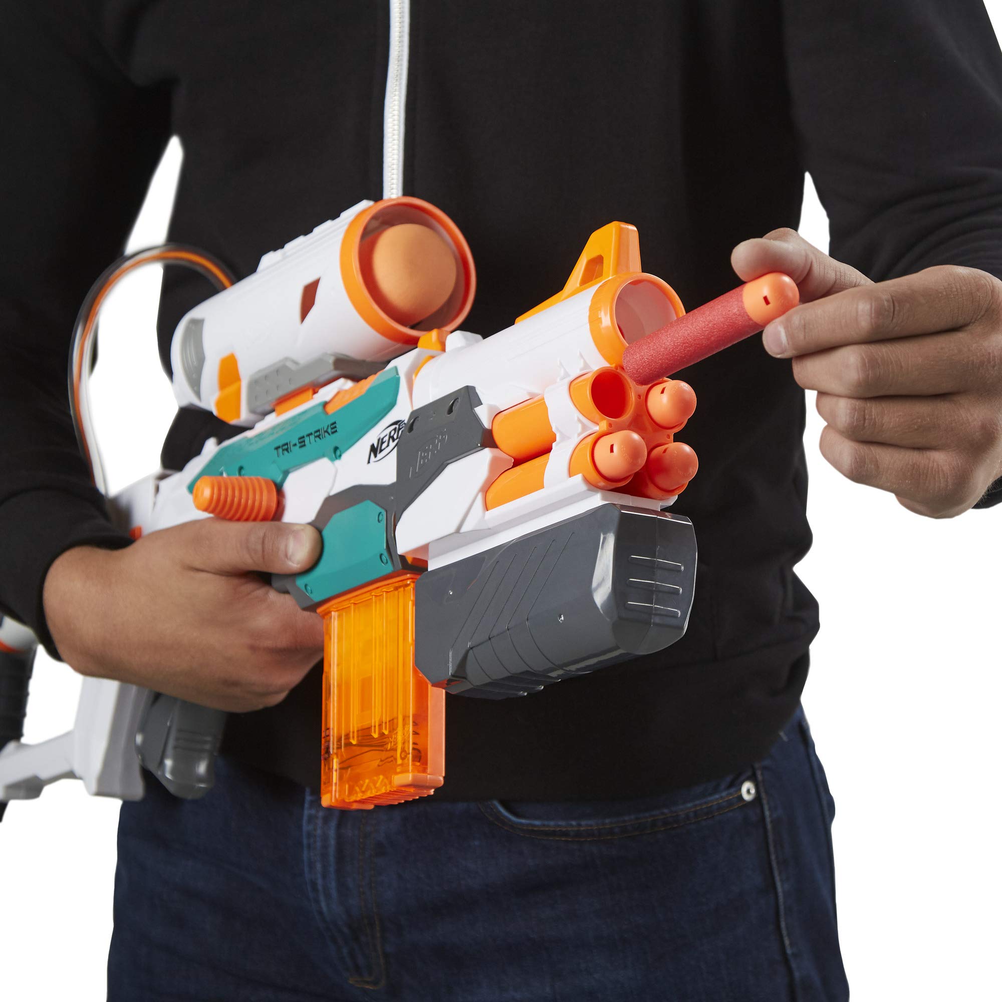 Mua Nerf Modulus Tri-Strike Blaster, Mega Barrel, Rocket Launcher, Clip ...