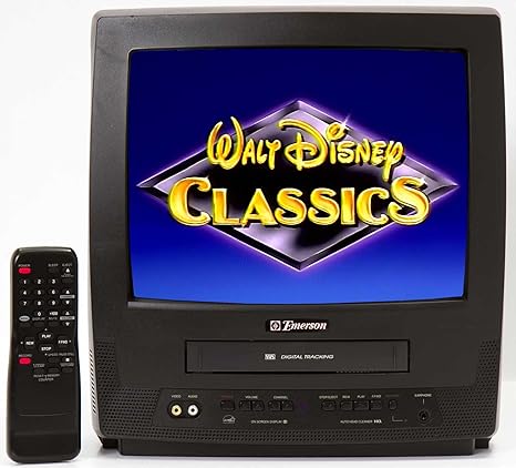 Emerson EWC1303 13" TV/VCR Combo + 12 Disney VHS Movies: Amazon.ca ...