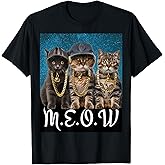 Amazon.com: 90s Gangster Rap Cat Hip Hop Retro T-Shirt : Clothing ...