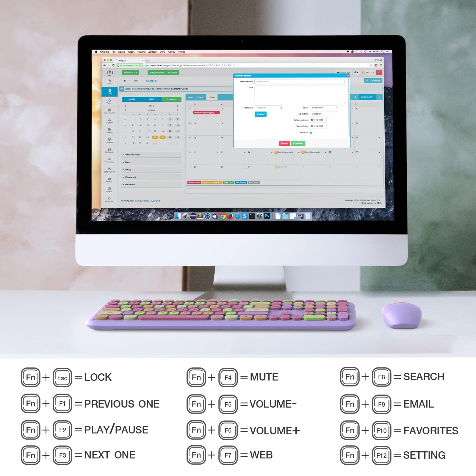 Mua MOFII Wireless Keyboard and Mouse Combo, 2.4G Silent Cordless Slim ...