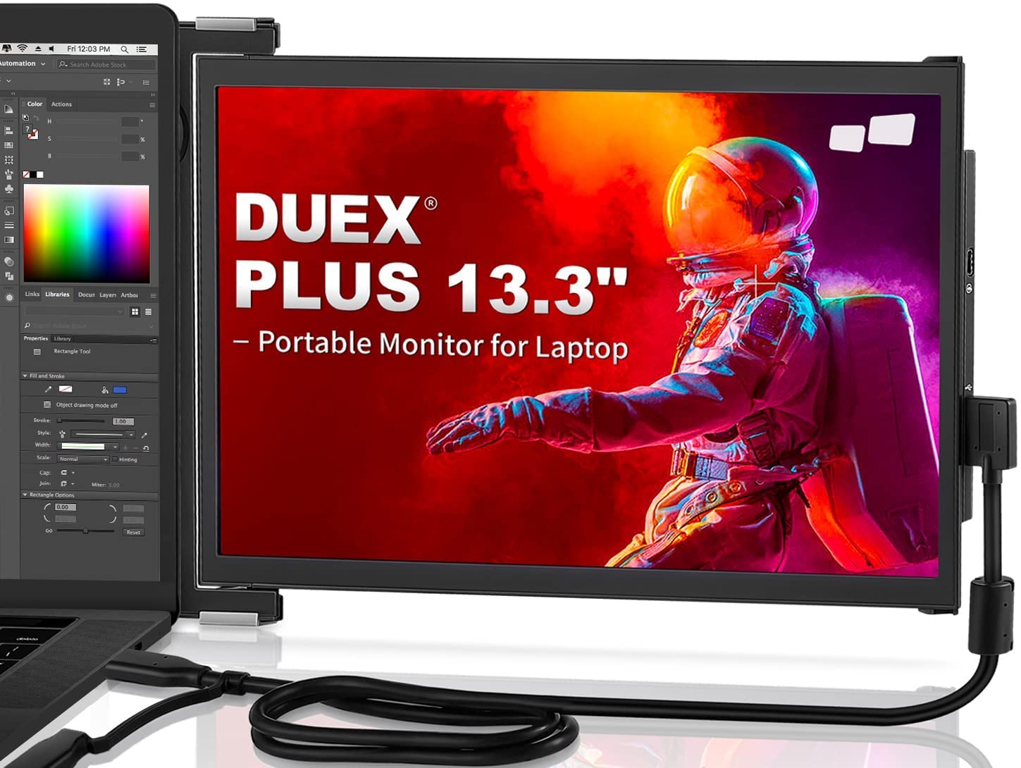 Mua Duex Plus Portable Monitor for Laptop, 13.3" Full HD IPS Dual ...