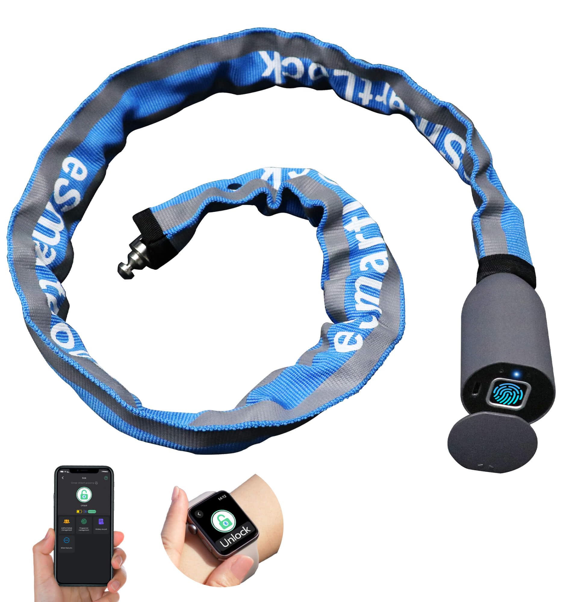 Heavy Duty Anti Theft Chain Lock, Anweller 3.3FT Long Keyless ...