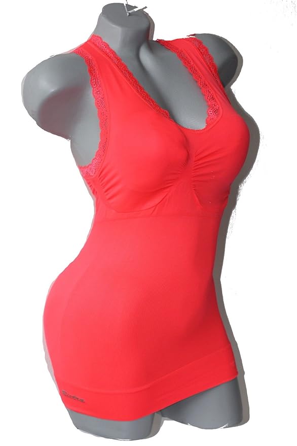 Mieder Schlankstütz Figur Body Damen unterhemd mit Spitze 3 Farben ...