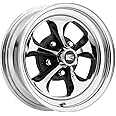 Amazon.com: CRAGAR 32C KEYSTONE KLASSIC Chrome Wheel Plated Black ...