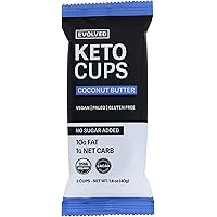 Amazon.com : Evolved Coconut Butter Keto Chocolate Cups, No Added Sugar ...