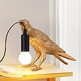 OVANUS Crow Lamp - Raven Lamp Adjustable Brightness with Bulb，Bird lamp ...