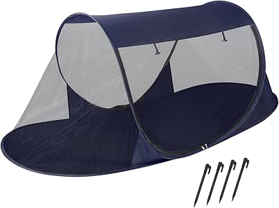 Amazon.com: Pop Up Mosquito Net - Portable Travel Mosquito Net for Adults, Foldable Bug Net Tent ...