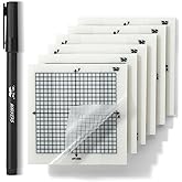 Amazon.com : Mr. Pen- Graph Paper Sticky Notes, 6 Pads, 3x3 Inch, Graph ...