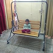 Kaushalendra Garden Zula Indoor Swing Teak Wood: Amazon.in: Electronics
