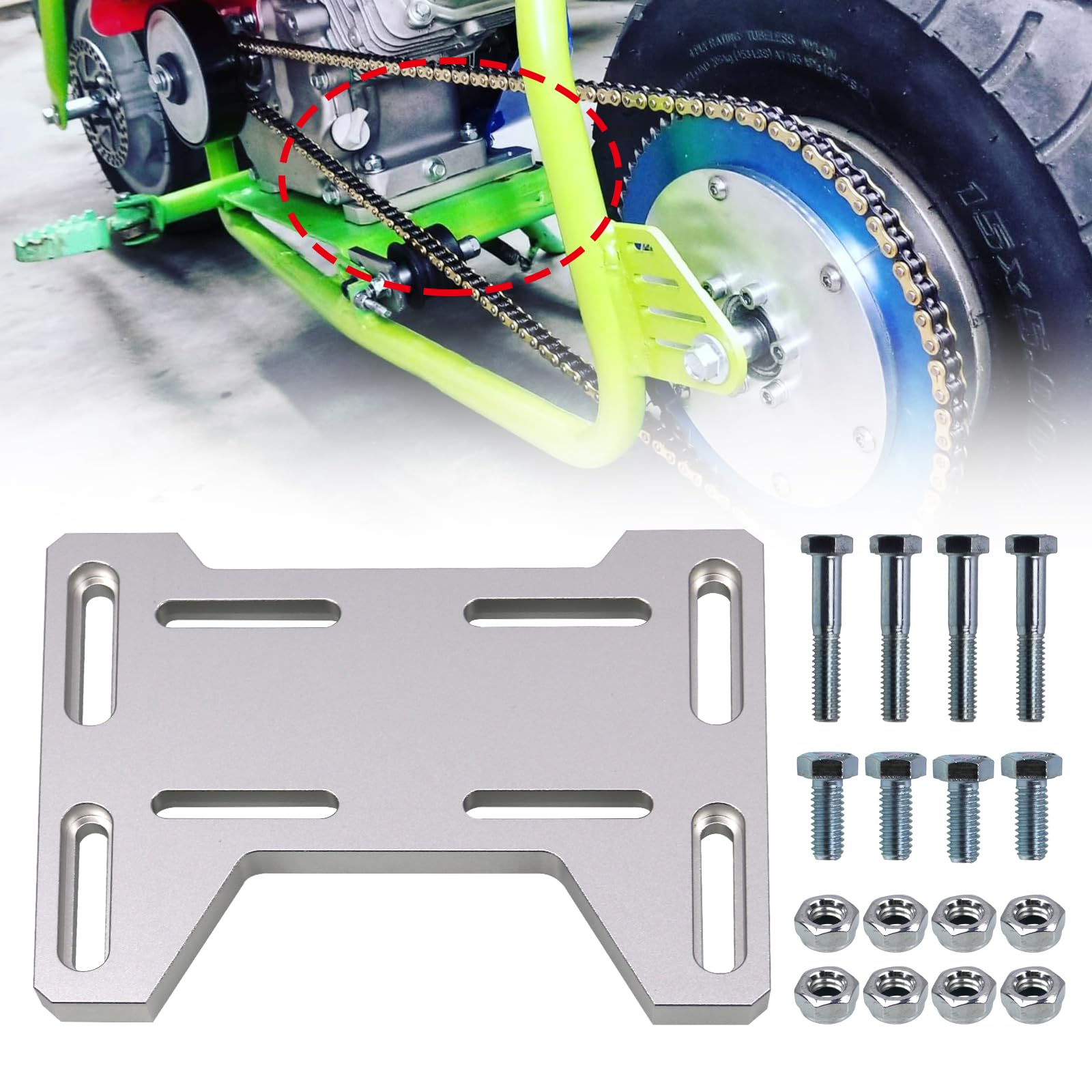 Mua RYANSTAR RACING Motor Engine Mount Adjustable Adapter Bracket Plate ...