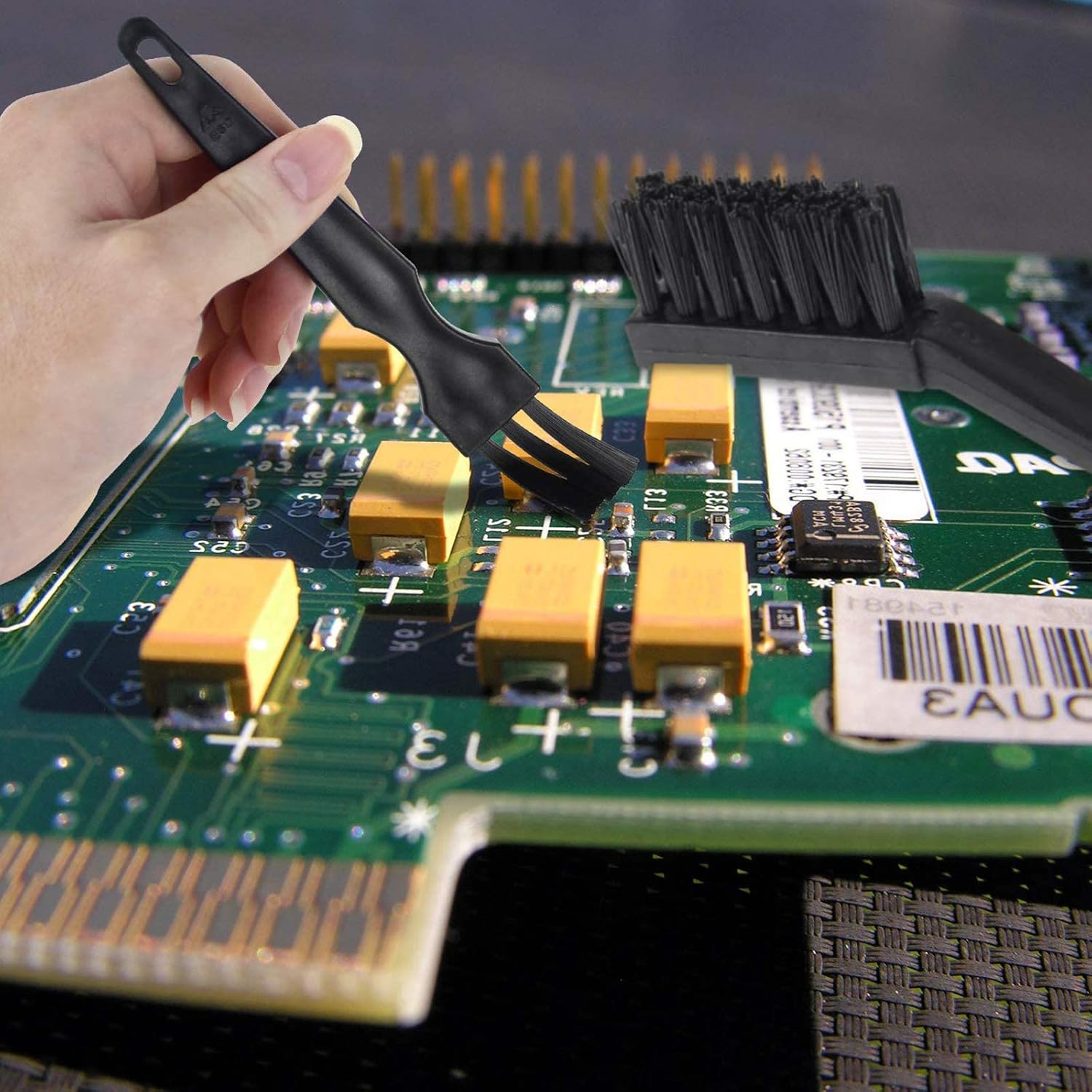 Anti Static Brushes,10 Pieces Electronic Cleaning Brush Plastic Handle ...