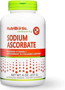 Amazon.com: NutriBiotic - Sodium Ascorbate Buffered Vitamin C Powder, 8 Oz | Vegan, Non Acidic ...